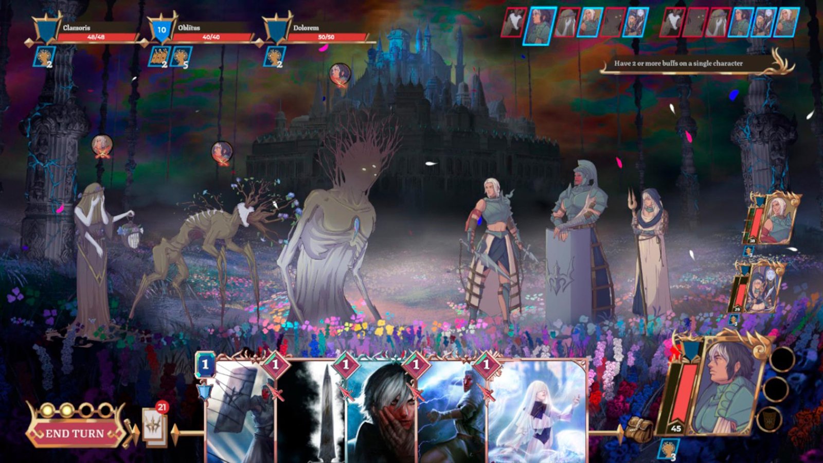 Shattered Heaven, um divertido card game com estilo de RPG