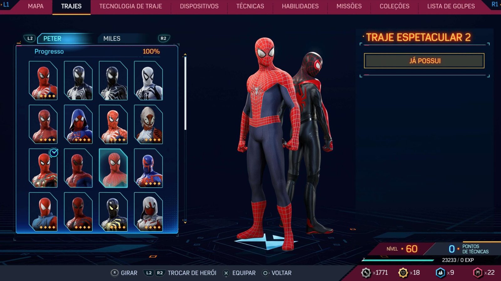 Marvel's Spider-Man 2: confira todos os trajes do Peter Parker